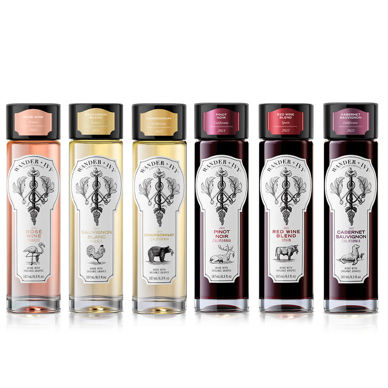 Mixed Varietals Set: Premium Single-Serve Wine | Wander + Ivy