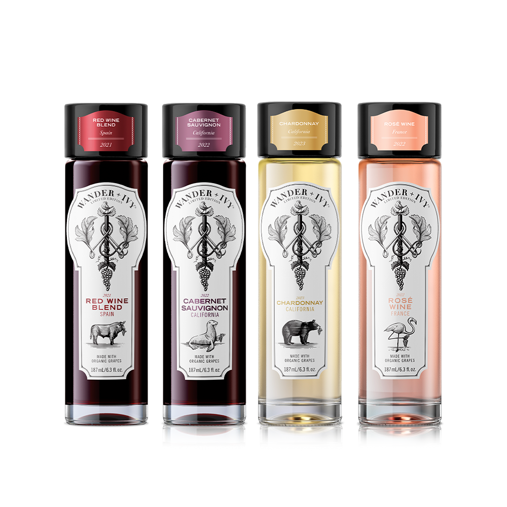 Mixed Varietals Set: Premium Single-Serve Wine | Wander + Ivy