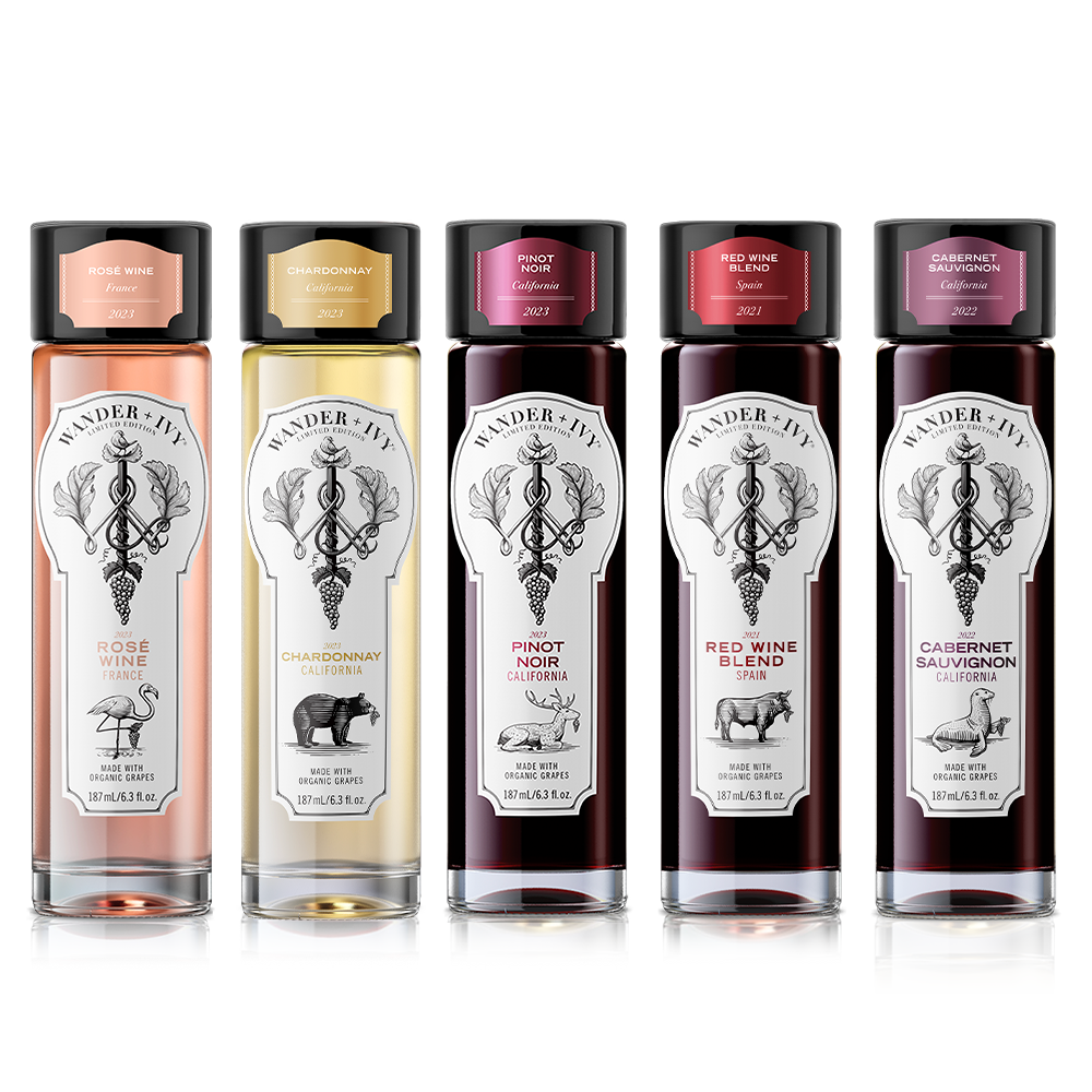 Mixed Varietals Set: Premium Single-Serve Wine | Wander + Ivy